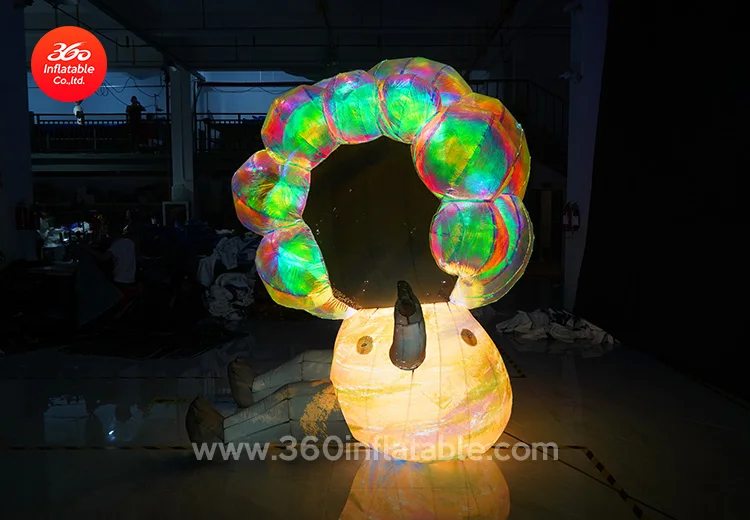 Custom Big Pvc Colourful Cartoon Mascot Inflatables Inflatable With ...