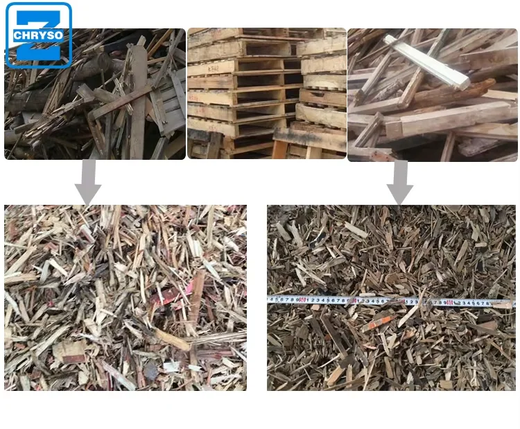 Comprehensive Wood Log Branch Trunk Chipper Shredder Machine for Pellet ...