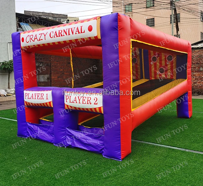 Inflatable Cannonball Shooting Game - Fun for All Ages