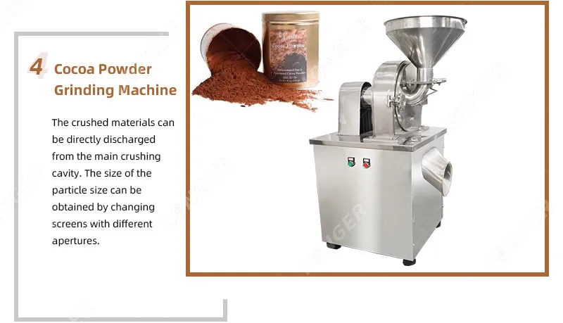Electric Cocoa Butter Production Line Cocoa Bean Grinding Machine Cocoa ...