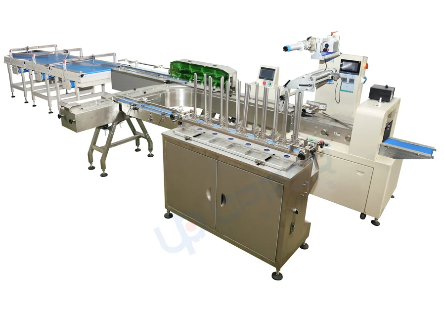 Automatic Plastic Packing Line for Round & Elongated Foods