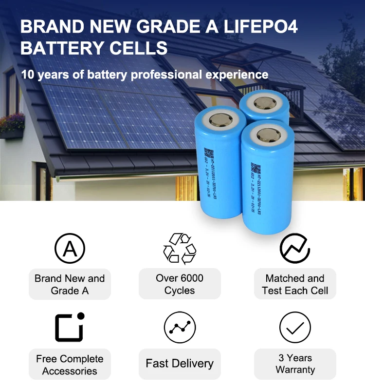 Aerospace 3.2v 6ah Cylindrical 32700 Battery Lifepo4 Battery Lithium ...
