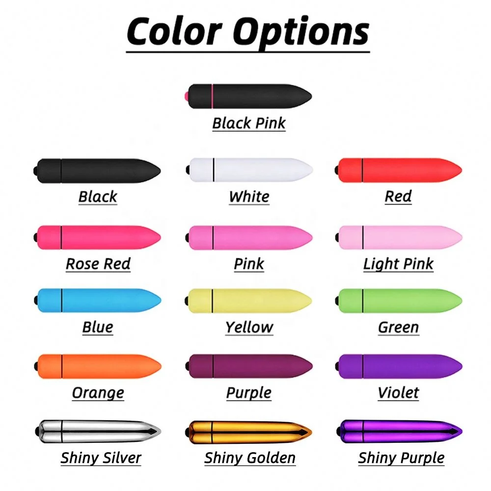 G Spot Stimulation Massage Bullets Vibrator Electric Shock Adult Sex ...