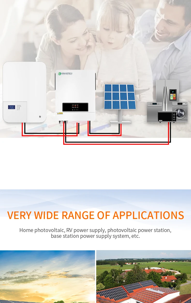 Grandtech 500w 1kw 2kw 3kw 5kw 6kw Inversor Power Inverter 24v 110v 12v ...