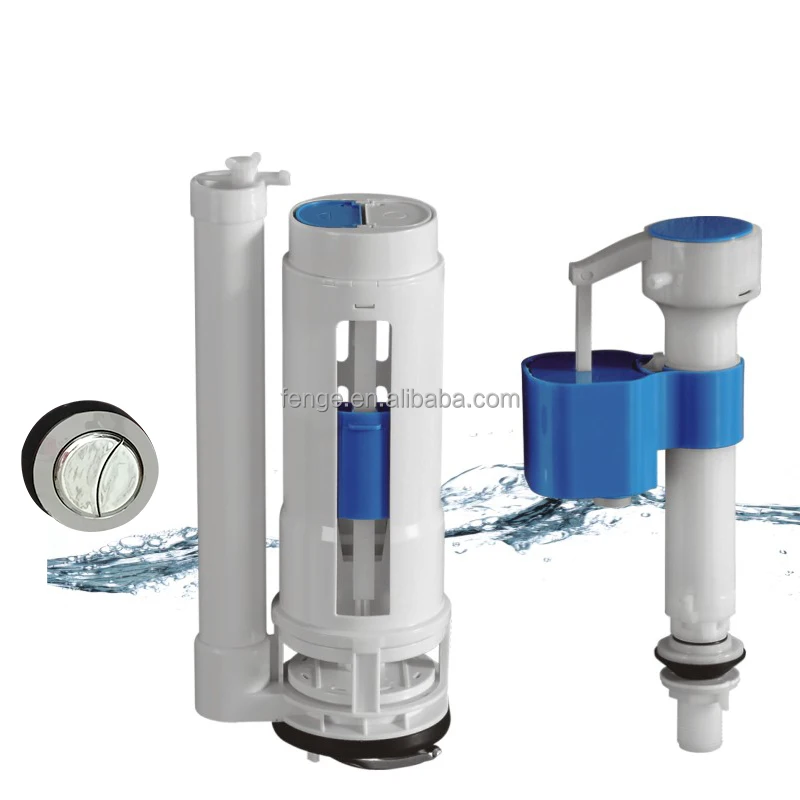 Abs Material Cistern Mechanism /toilet Tank Fittings /dual Flush Valve ...
