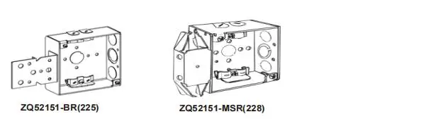 4" Square Boxes With Bracket - 1-1/2" Deep - Welded - Buy 4" Square ...