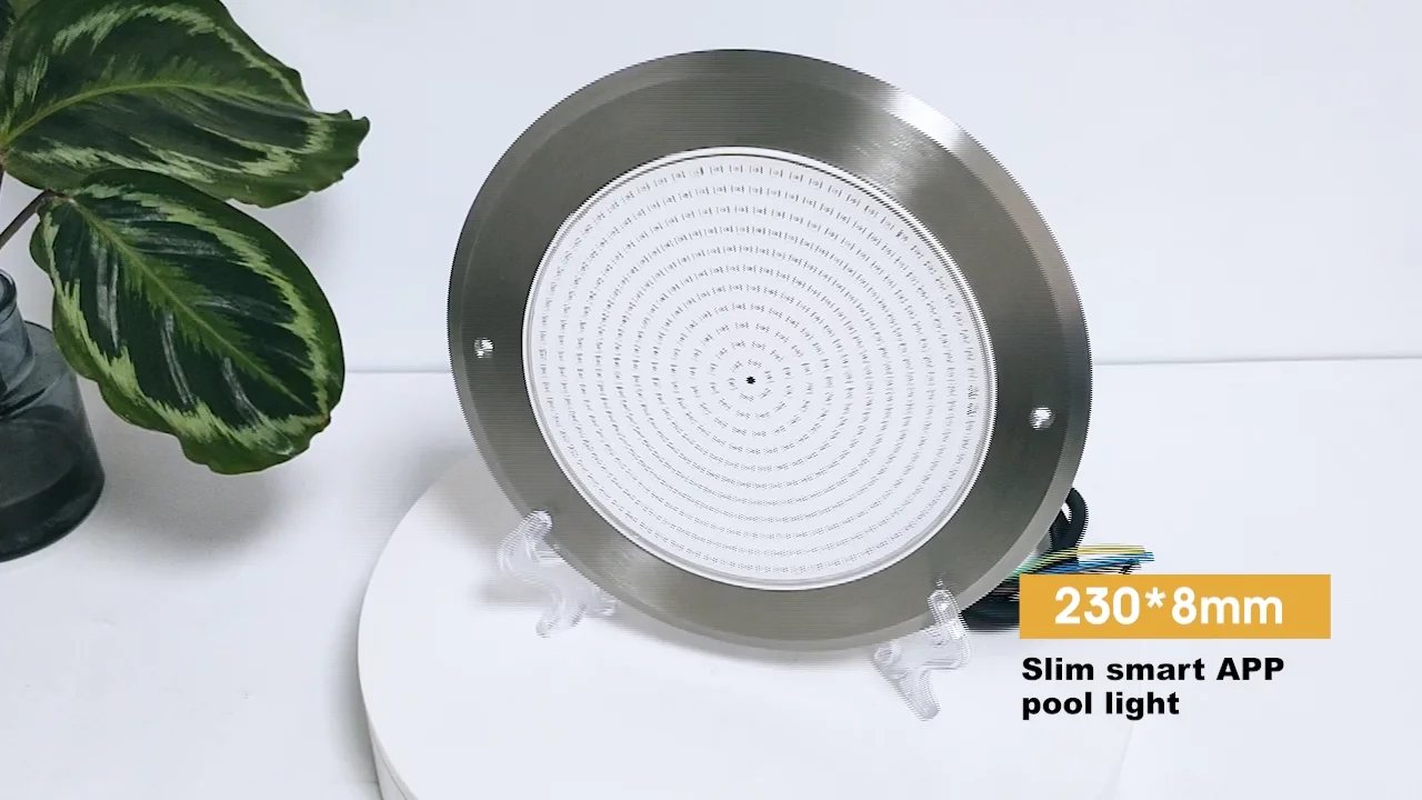 12v Pool Lamp Ip68 Waterproof Rgbw Stainless Steel Resin Filled ...