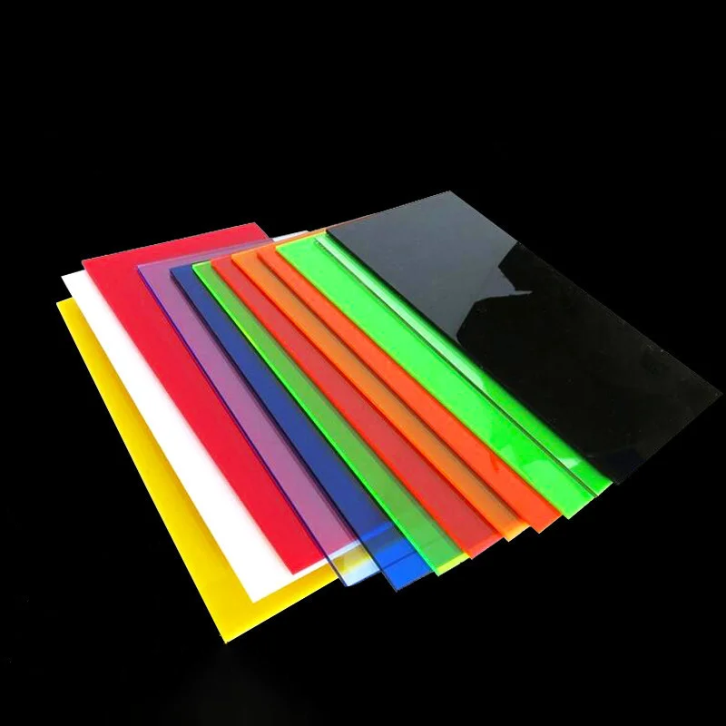Customized Size Shape Pmma Plastic Glossy Colorful Laser Acrylic Sheets ...