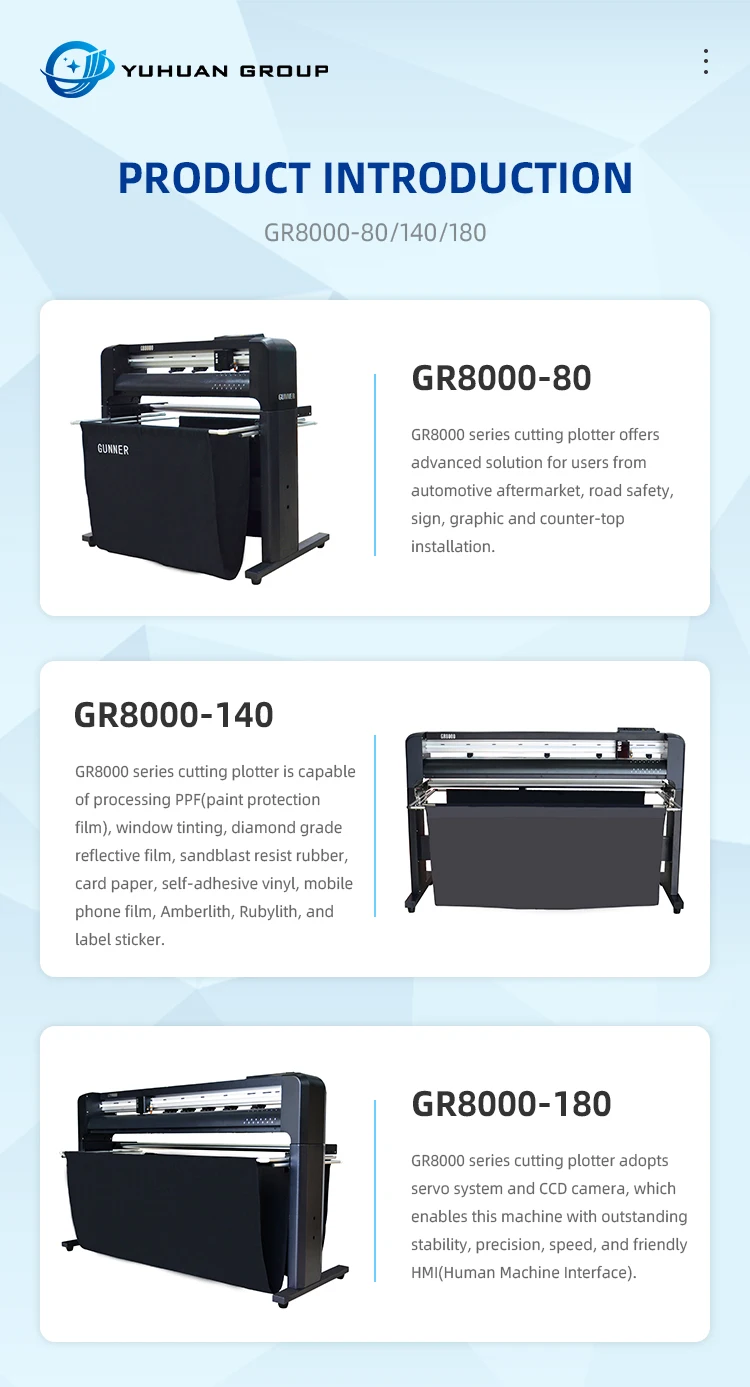 1400mm High Performance Cutting Plotter For Professional Reflective ...