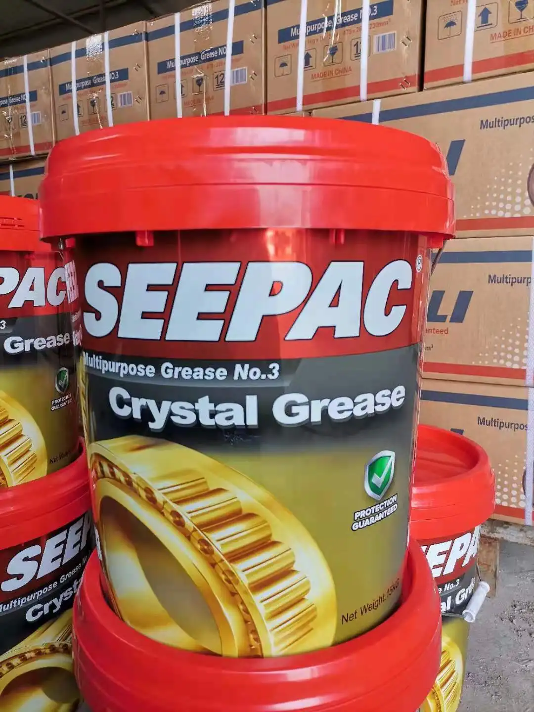 15kgs Seepac Yellow Lithium Soap Based Grease For Mechanical Equipment ...