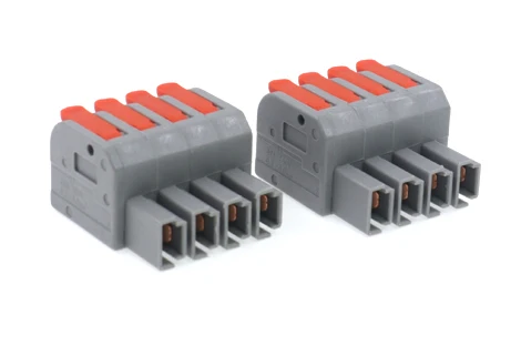 Plug In Terminal Block Lever Crimp Terminal Spacing 5.5mm Quick Connect ...