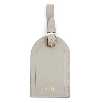 Custom Printed Wedding Favor Logo Saffiano Travel Airline Suitcase Blank Personalized Name Tags ...