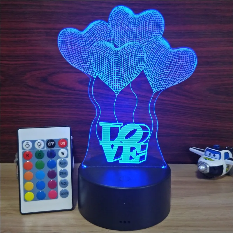 Acrylic 3d Illusion Led Lamp Customized Acrylic Creative 3d Night Light ...