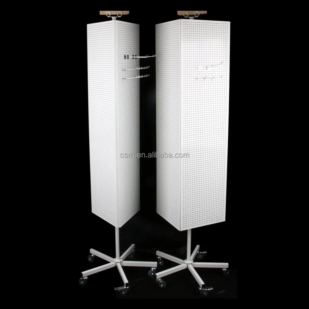 RH-DR09 Pegboard Rotating Display Rack - Heavy Duty & Versatile
