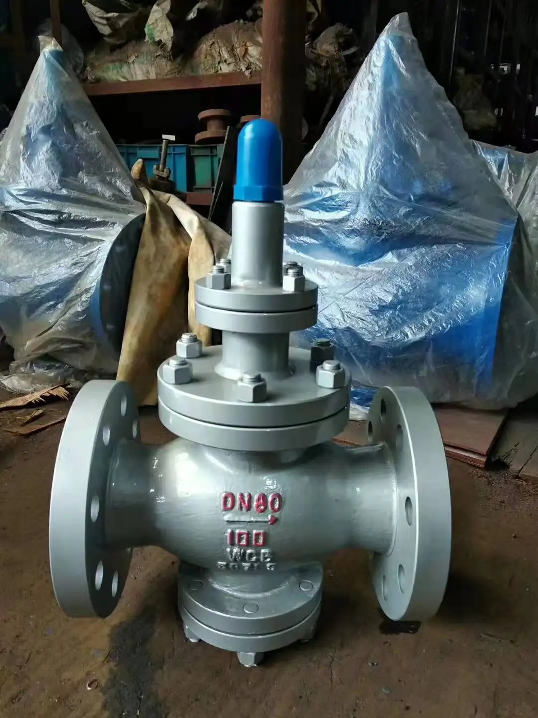 Factory Wholesale Yk43x-10p Plunger Type Stainless Steel Flange Pilot Diaphragm Type Pressure ...