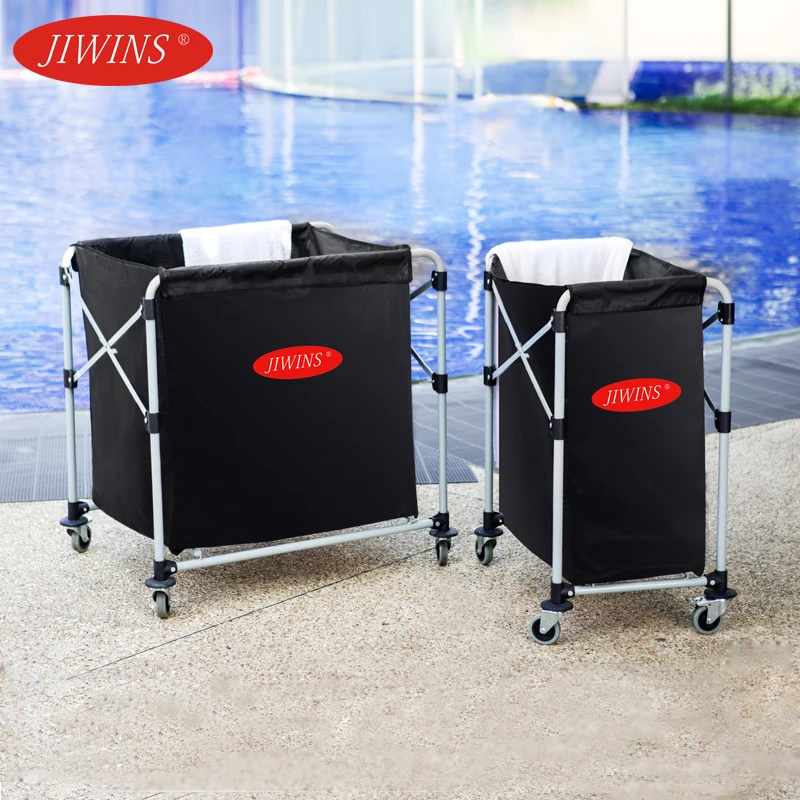Hotel Cleaning Laundry Cart - Durable & Movable Solutions
