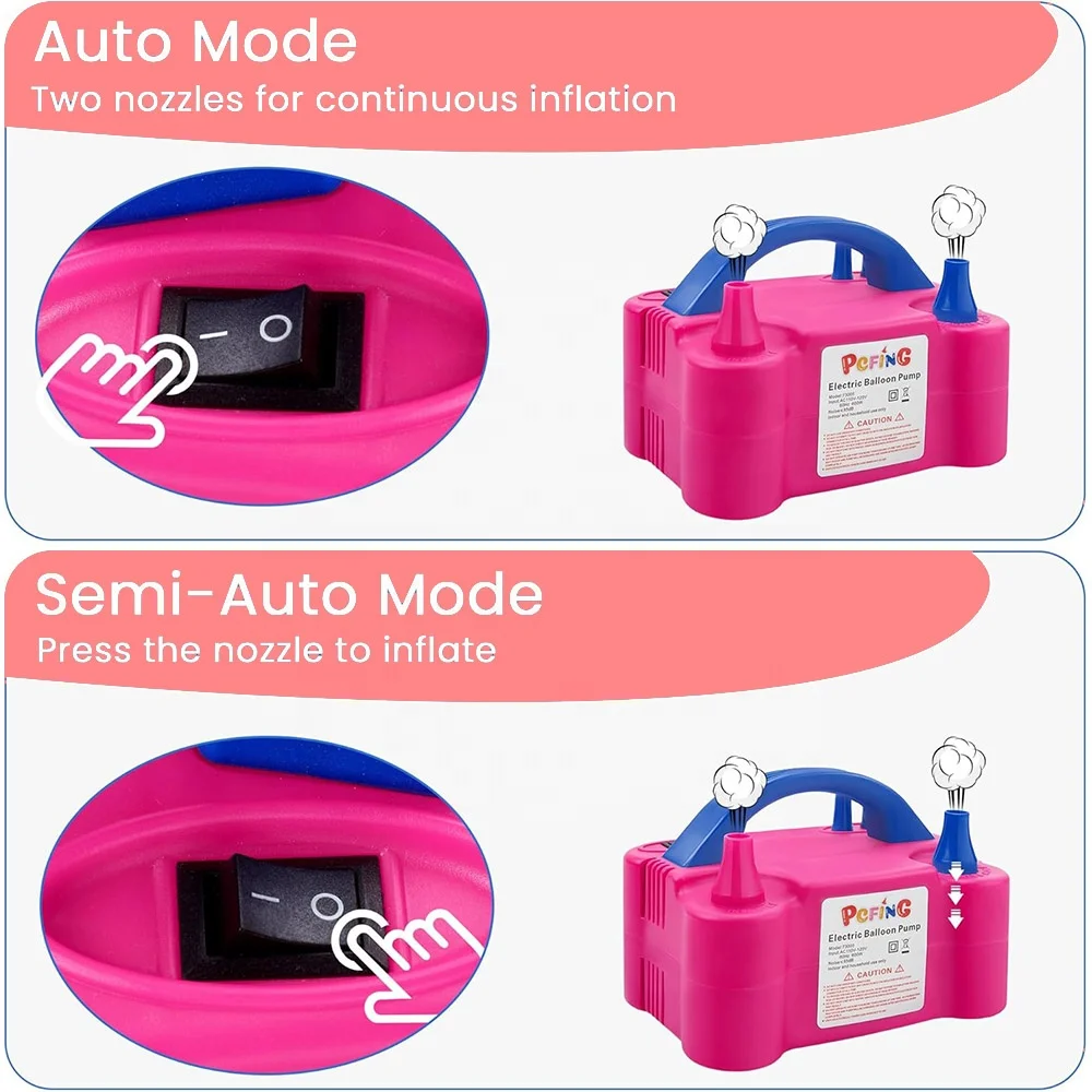 Professional Rechargeable Electric Balloon Pump Machine Party Supply ...