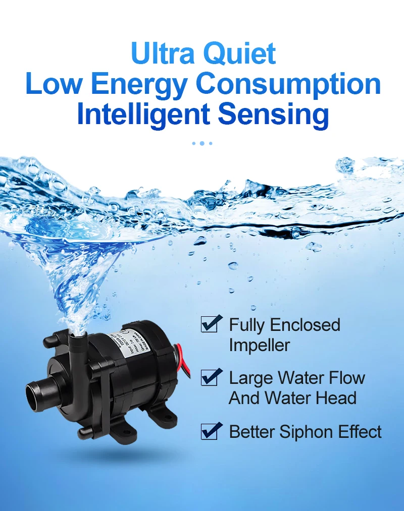Mini Water Pump 24V - Intelligent Sensing & Long Life