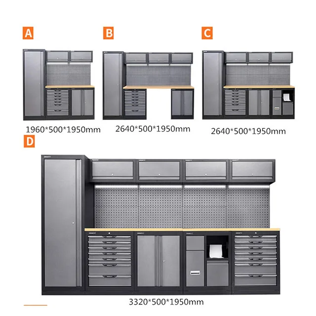 Modular Toolbox Tool Storage System Metal Cabinets For Garage - Buy ...