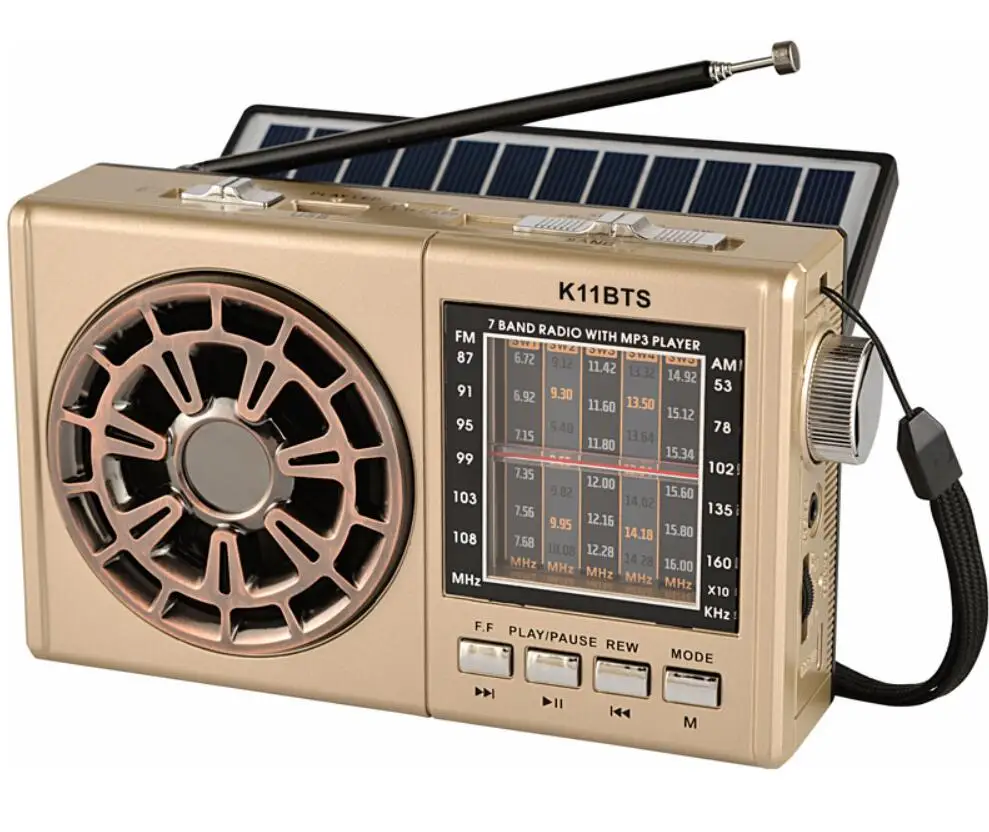 Retro Radio Am/fm//sw1-5 Multi Band Radio Antenna Usb Rechargeable ...