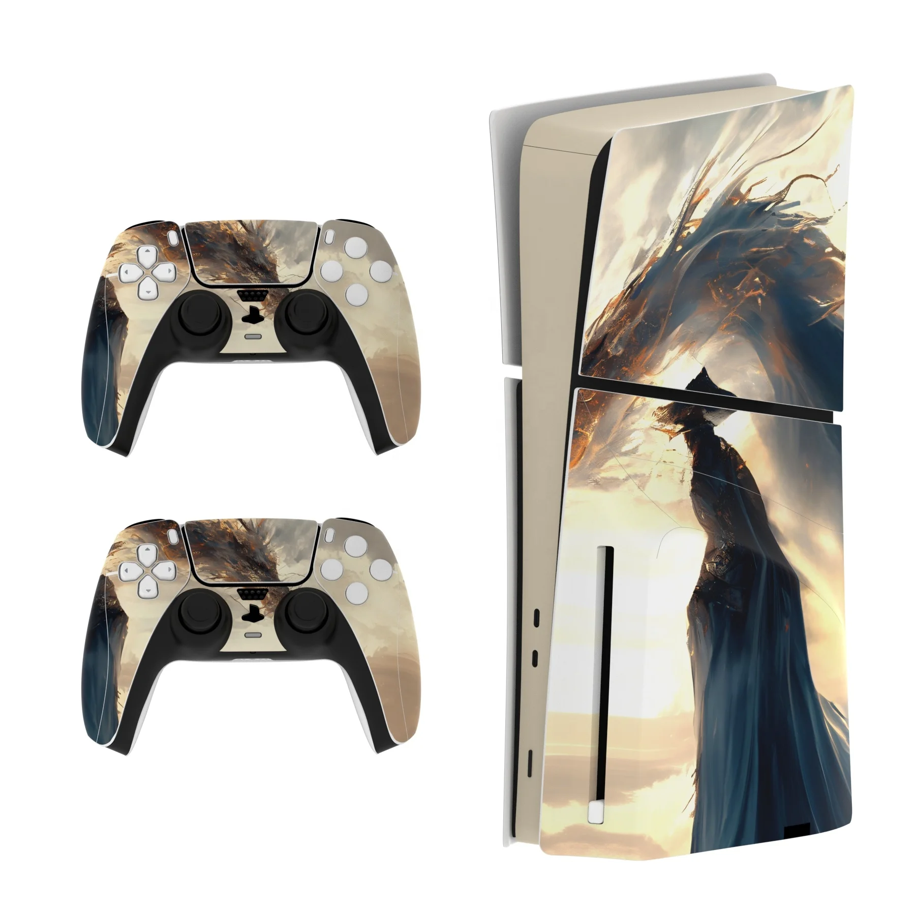 For PS5 Slim Disc Edition Sticker Kit - Console and Controller Custom ...
