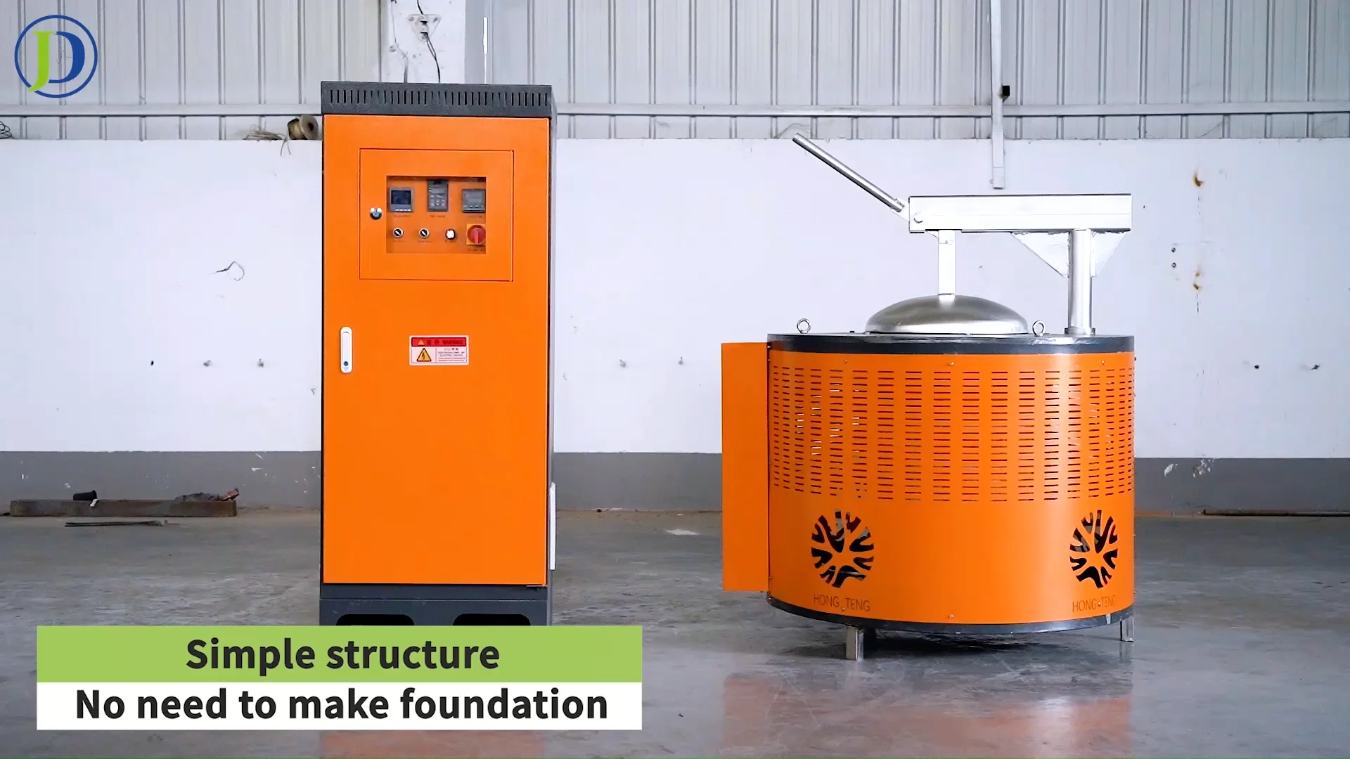 Industrial Four A Induction Metal Furnace Aluminium Again Oven Die ...