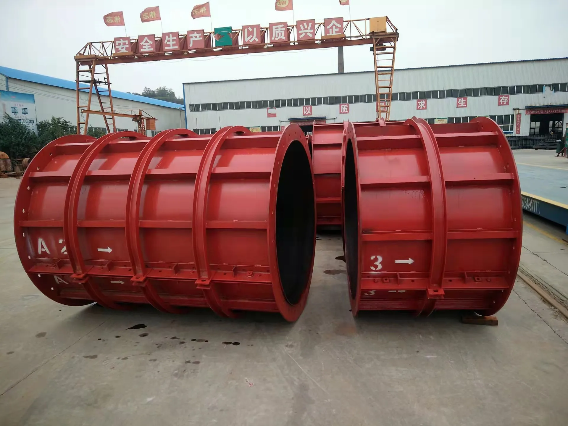 Customized Round Concrete Formwork for Huge Size Columns & Pillars ...