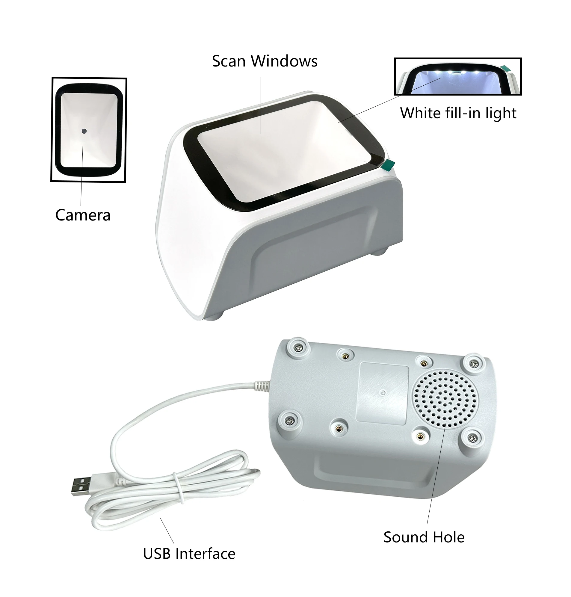 2D Barcode Scanner - Efficient QR Code Reader Terminal