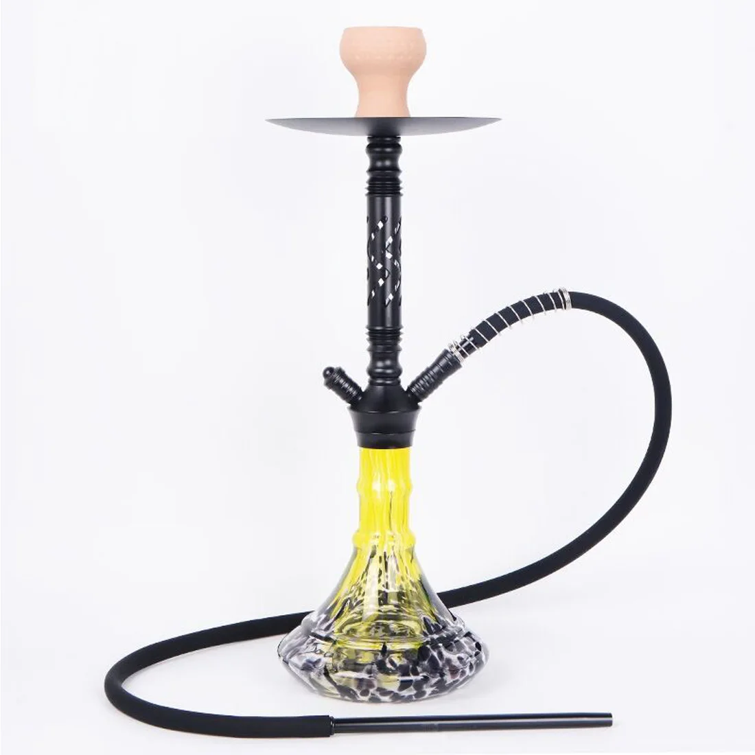 Alibaba.com: Wholesale Medium Hollow Bar Glass Arabian Hookah Set with Aluminum Alloy Alpha ...