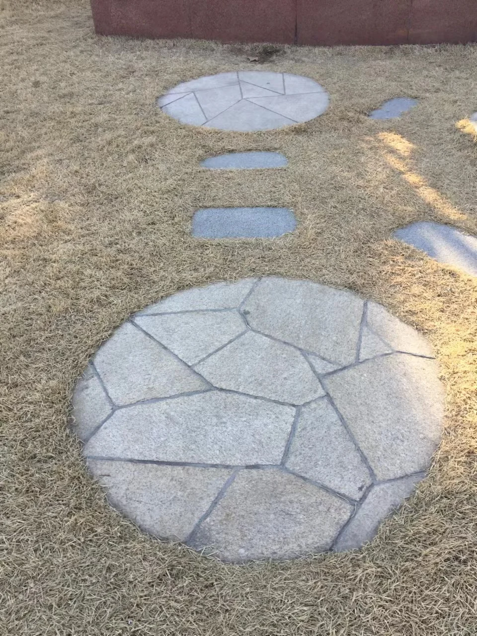 Natural Stone Interlock Landscape Driveway Granite Pavers Flamed Finish ...