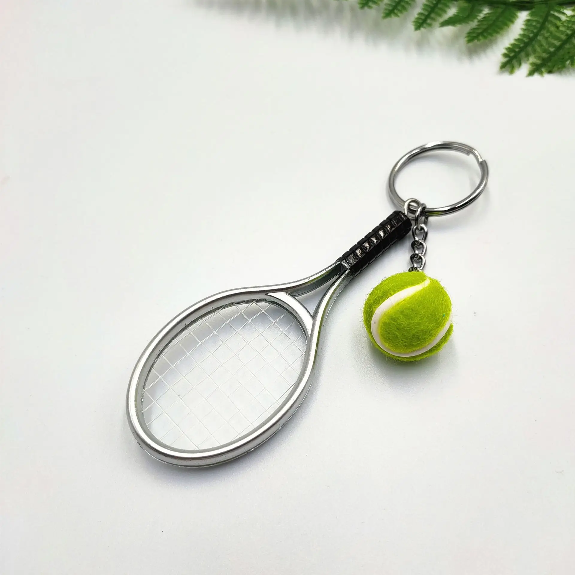 Wholesale Mini Tennis Ball Keychains - Promotional Gift Key Ring, PVC ...