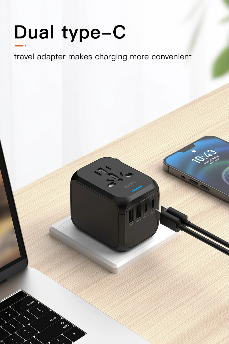 Ouliyo Usb Plug Type C Quick Charger Pd Adapter Travel Adaptor Usb Plug ...