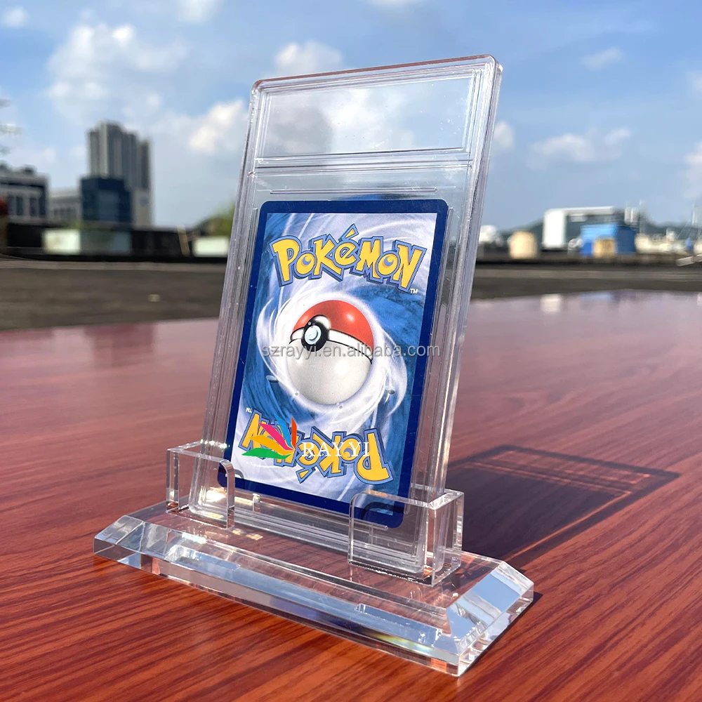 RAY YI Clear Magnetic Acrylic Graded Card Display Case for BGS SGC CGC ...
