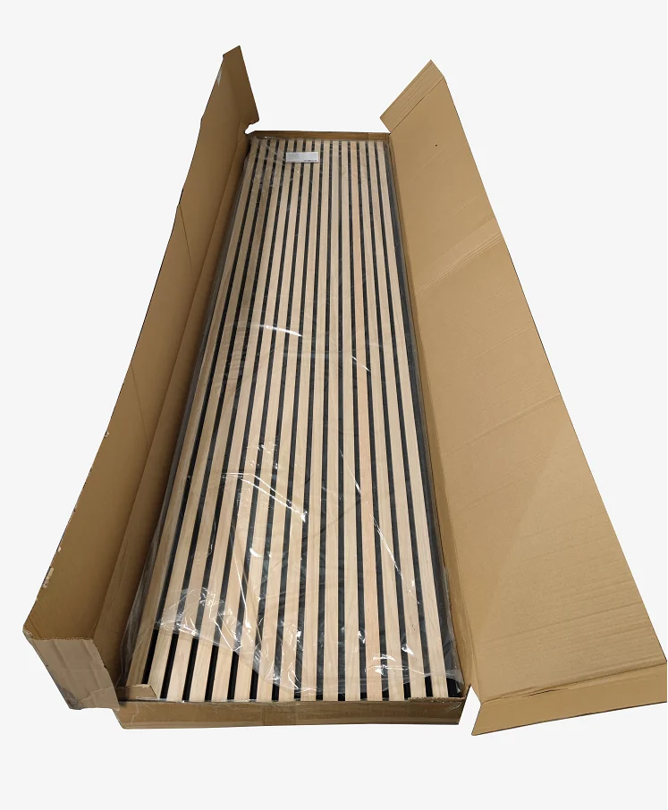 Custom Eco Friendly Wooden Slat Acoustic Sound Proofing Wood Acoustic ...