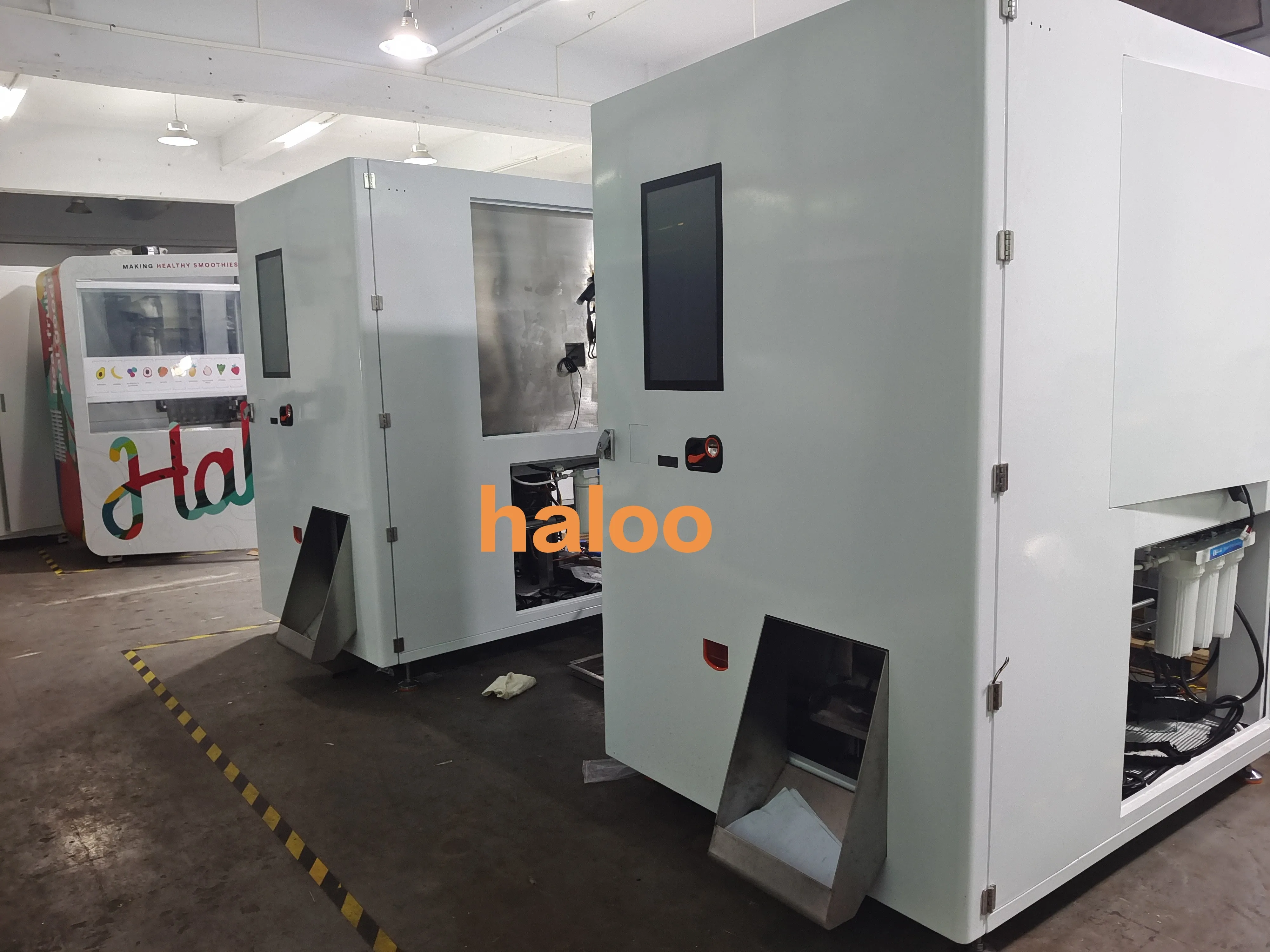 Haloo Vending Machine Supplier Outdoor Big Capacity Ice Cube Vending ...