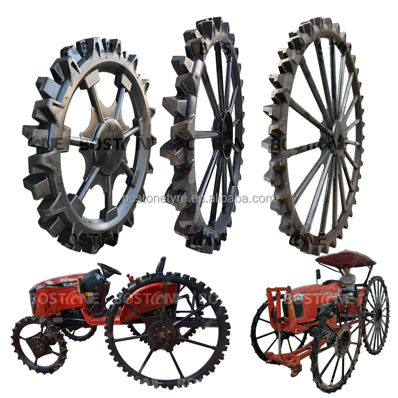 Ruedas De Goma Sólida Kubota Para Tractor Agrícola,Sistema De ...