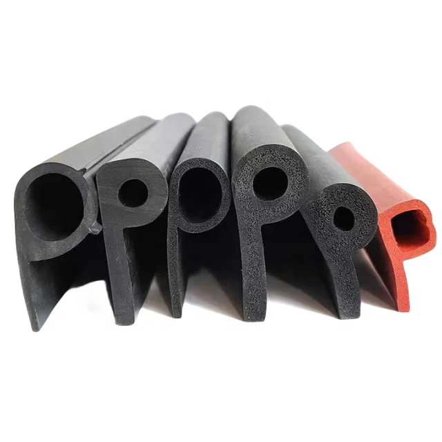 Waterproof P Shape Rubber Factory Produces Epdm P Type Rubber Seal ...