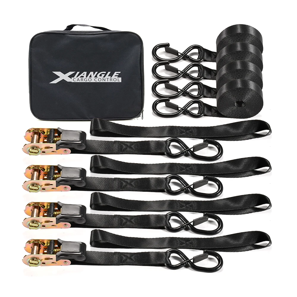 OEM 4pk 1 Inch Cargo Ratchet Tie Down Lashing Belt Straps Ratchet ...