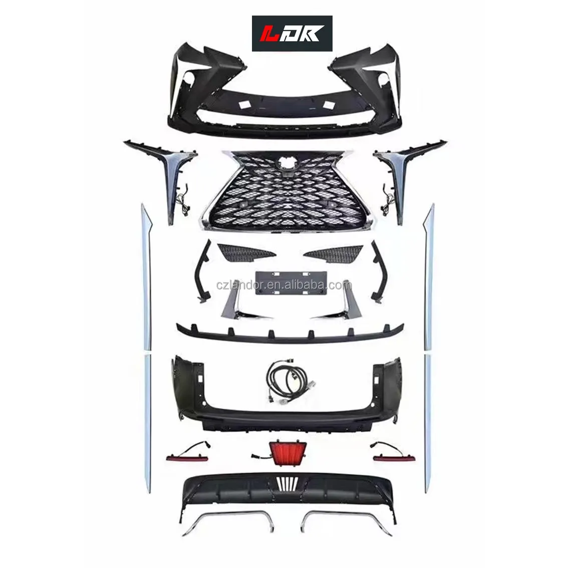 Ldr Body Kit For Toyota Sienna From 2020+ Body Kit With Front / Rear ...