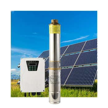 Dc Brushless Deep Well Solar Panel Water Irrigation Pump For Agriculture - Buy Dc Solar Water ...