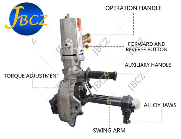 Electric Rebar Torque Wrench - Reliable Steel Linking