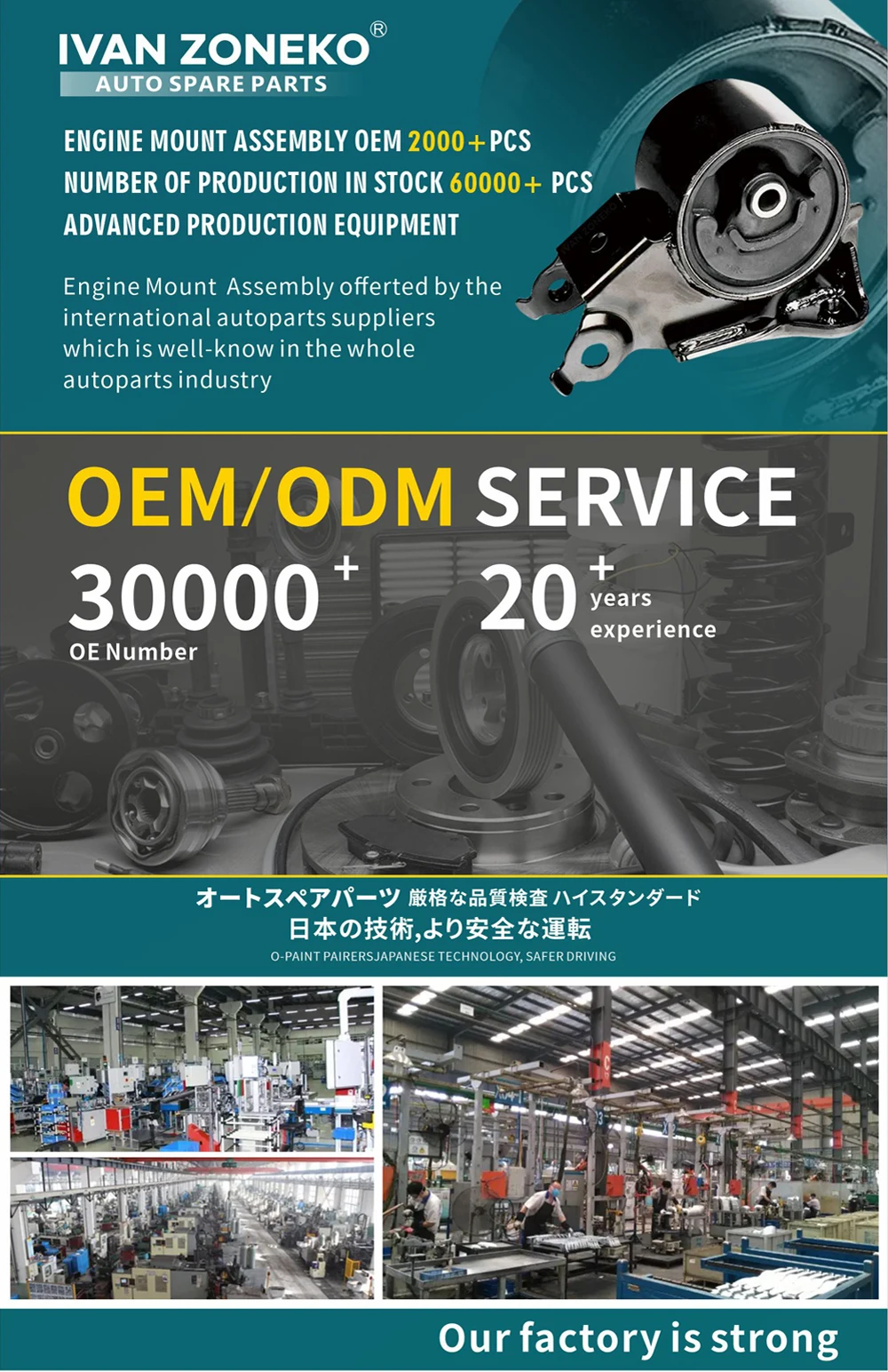 Kia Hyundai Japanese Engine Mounts - Reliable Auto Parts