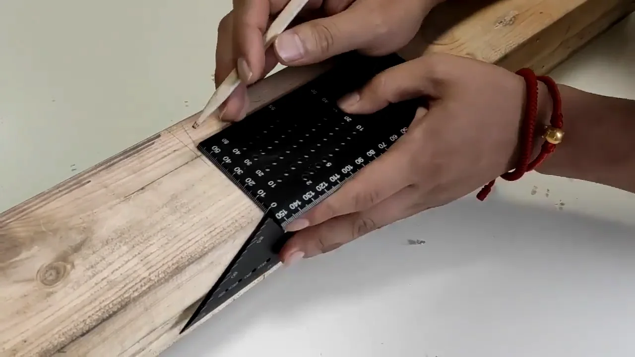 Black Aluminum Scriber Dovetail Marking Template Vertical Angle ...