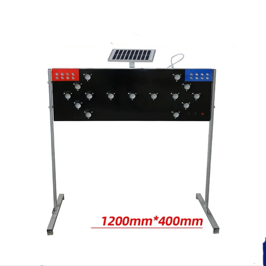 Traffic Warning Light Solar Guide Beacon Warning Light Road Reflective ...