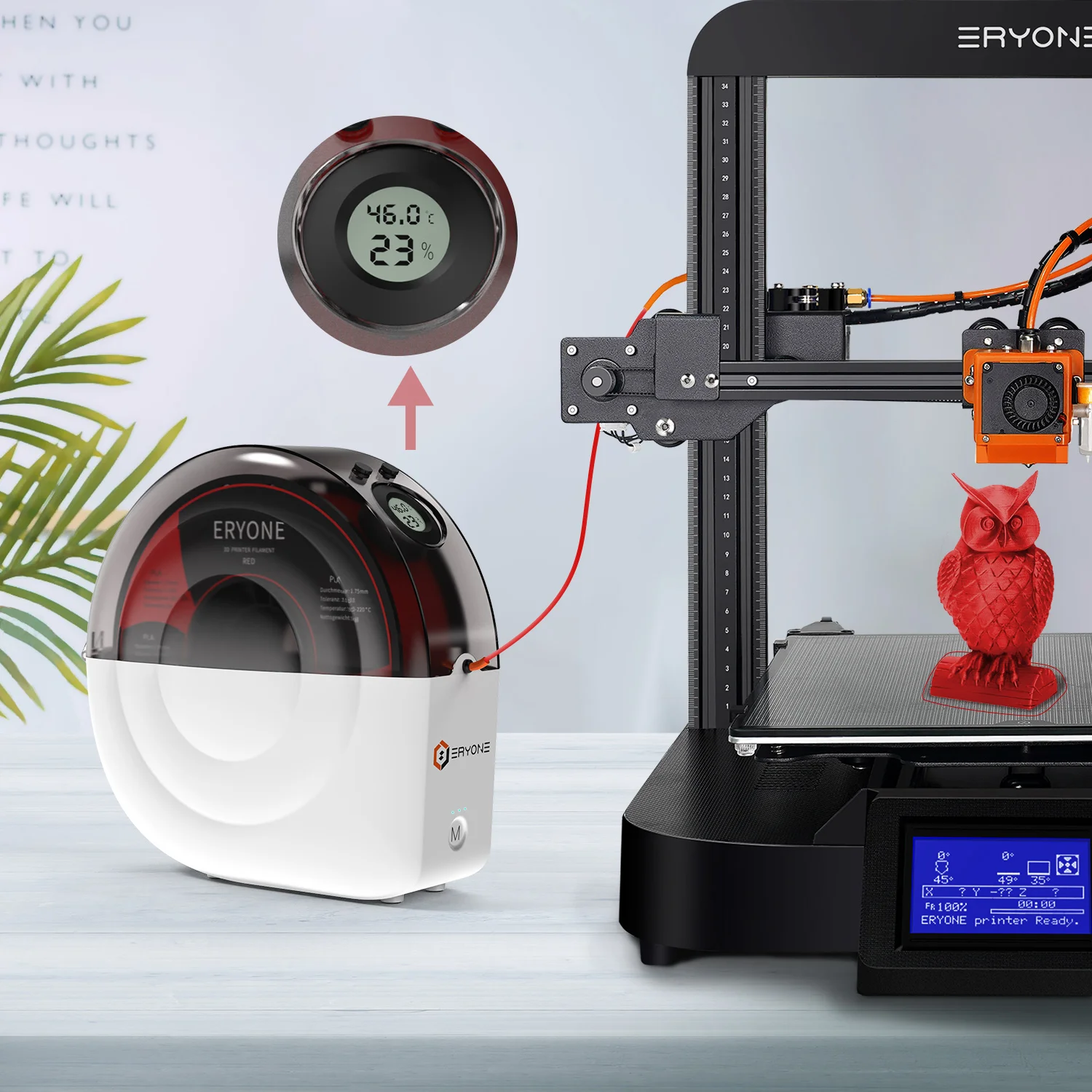ERYONE 3D Printing Filament Dry Box PETG PLA Matte PLA TPU Storage Box ...