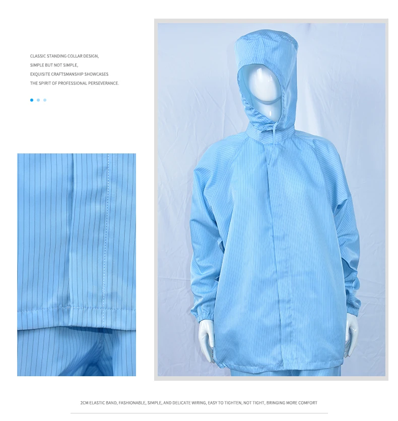 Wholesale Industrial Cleaning Clothes Sterile Antistatic Esd Washable Coverall Coat Esd ...