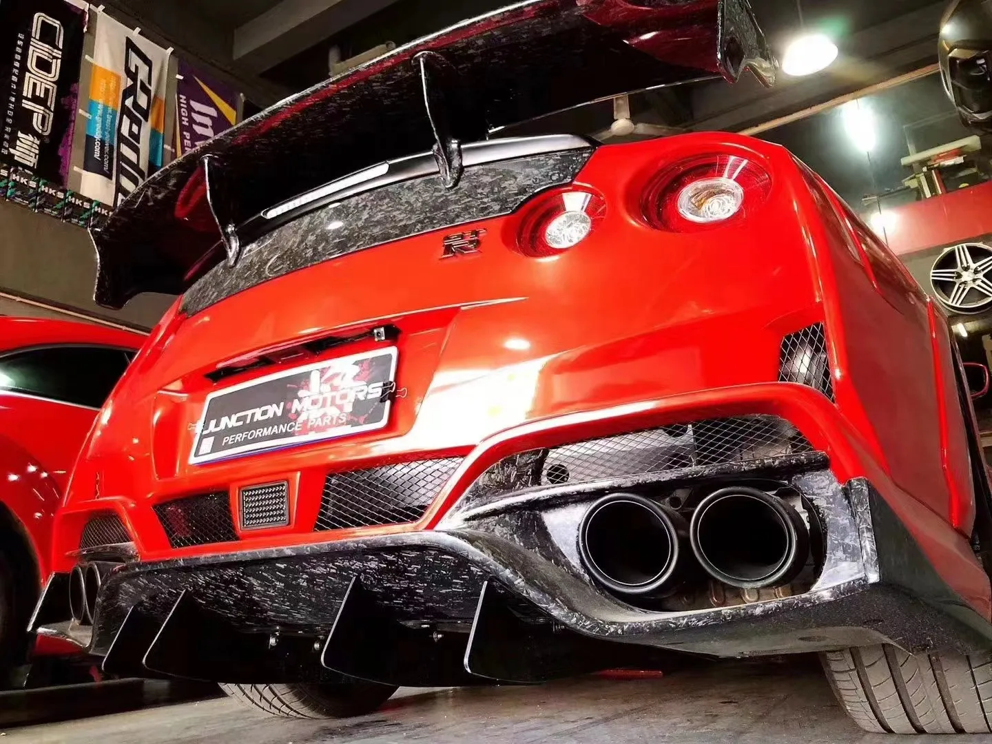 For Nissan Gtr R35 Body Kit Gtr R35 Upgrade The Vari Style Carbon Fiber ...