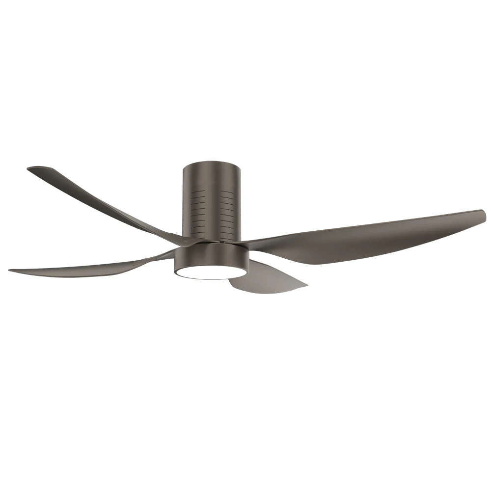 Low Profile Living Room Reversible Motor Remote Control Fan Chandelier ...