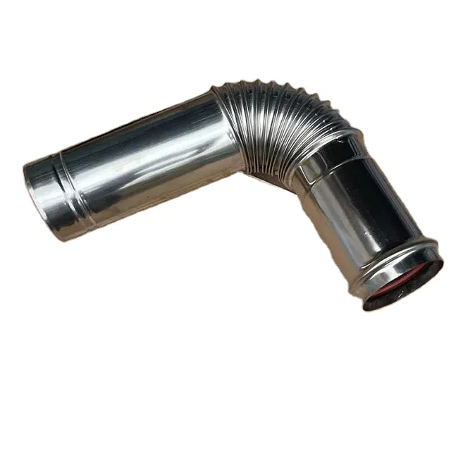 Stainless steel single pipe elbow Diameter 75 mm exhaust elbow in L ...