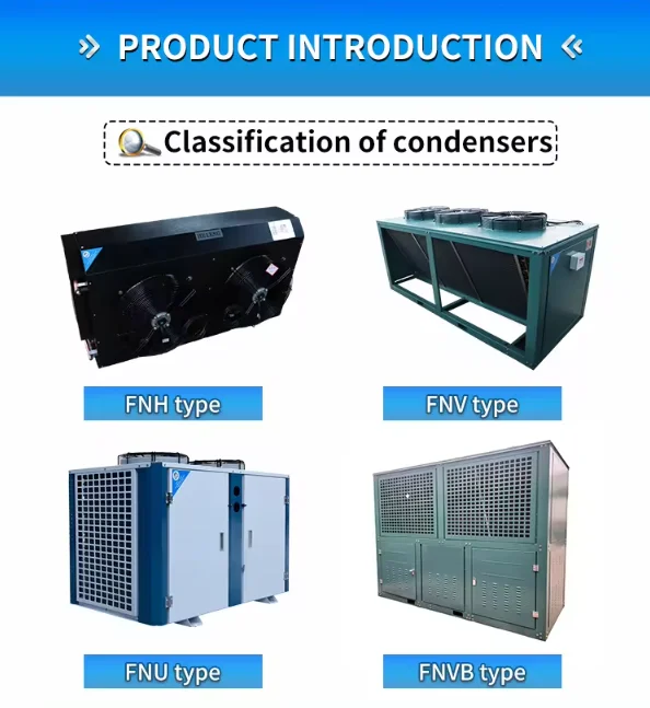 U-shaped Box Condenser Heat Dissipation Top Air Outlet Integrated ...